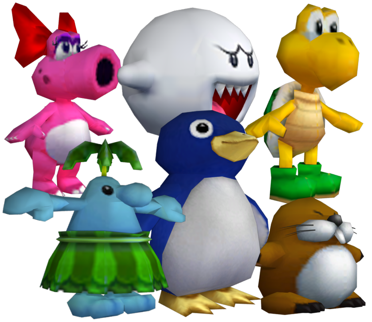 Super Mushroom Trophy - Super Smash Bros. Brawl - Wii - The Models Resource