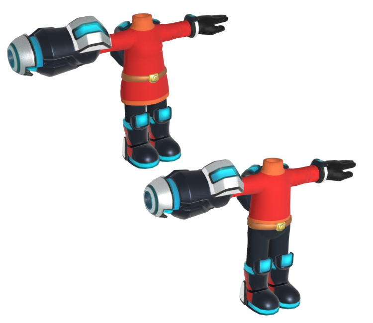 Mii Gunner - Super Smash Bros. for Wii U - Wii U - The Models Resource